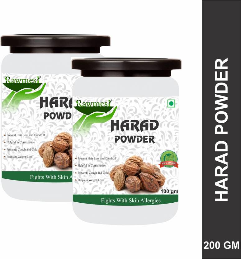 Rawmest Harad powder, Haritaki, Inknut powder, Haralu 200 gm, Harar ...