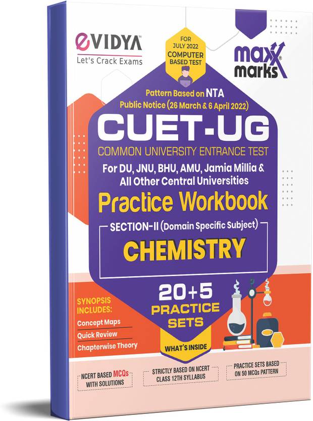Maxx Marks NTA CUET (UG) CHEMISTRY 25 Sample Question Papers for DU ...