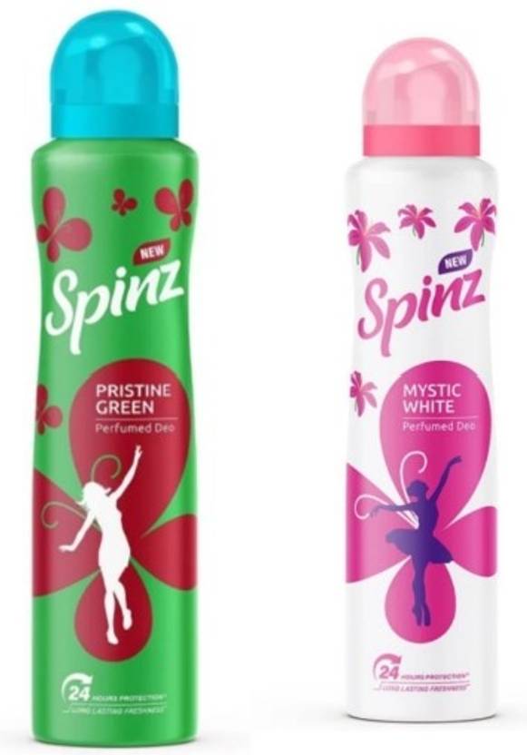 Spinz ENCHANTE Deodorant Spray - For Men & Women (150 ml, Pack of 2 ...