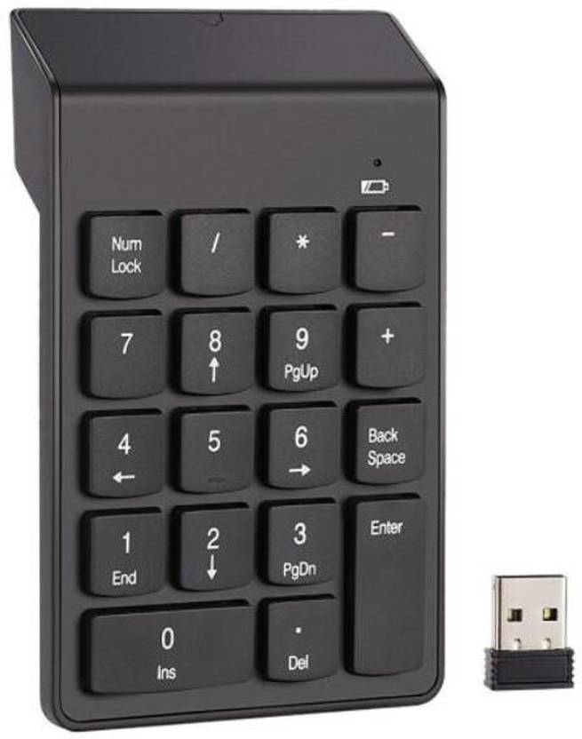 VibeX 18 Keys Mini Numeric Keypad USB Wireless Mechanical Numpad-IX19 Wireless Multi-device ...