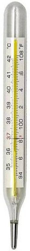 SMIC Gold Clinical mercury Thermometer Baby Thermometer Price in India ...