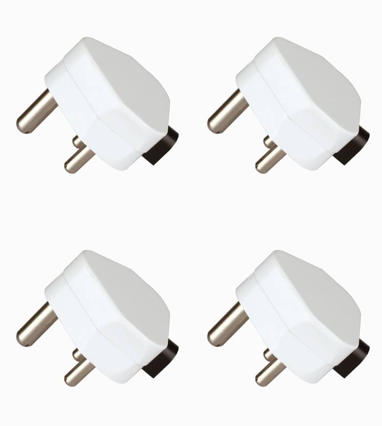 HAVELLS 6 A 3 Pin Plug Top Reo AHEGXXW063 (Pack Of 4) 6 A 3 Pin Plug ...