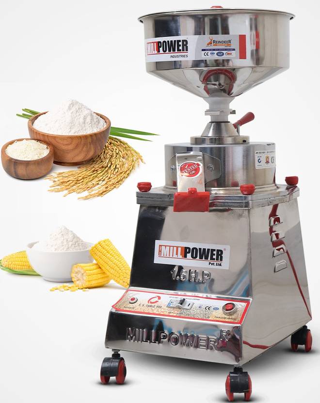 MILL POWER Export Quality Domestic Mini/Small Atta Chakki for Home use ...