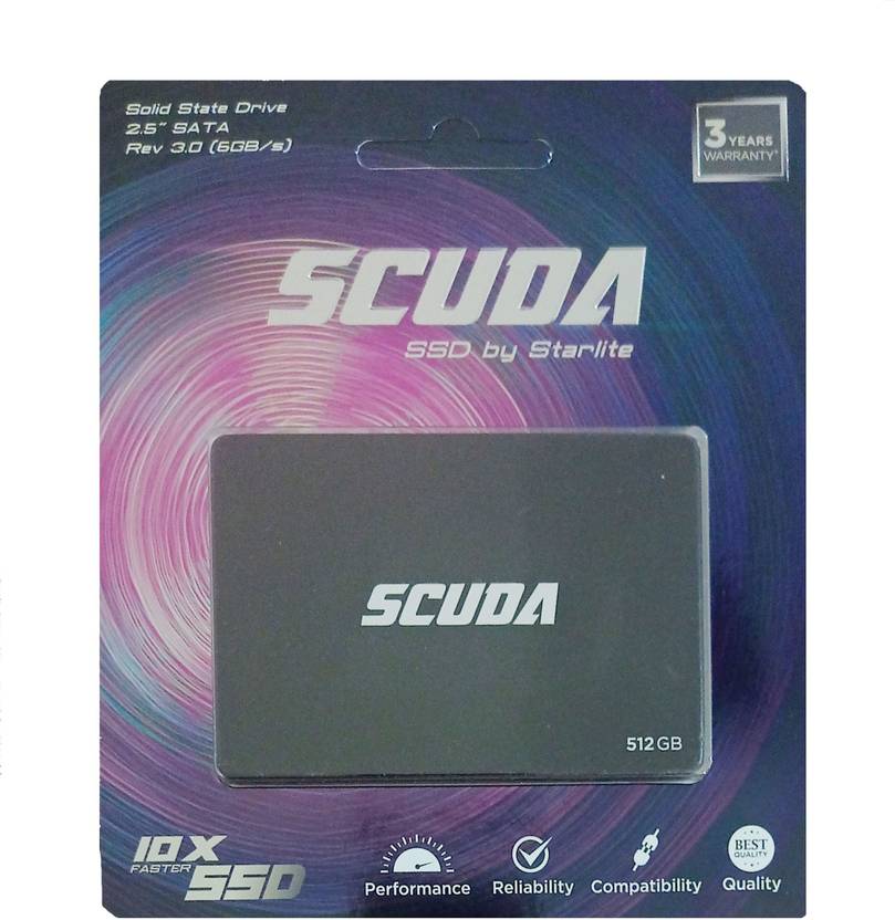 scuda SATA SSD 512 GB Laptop, Desktop, All in One PC's Internal Solid ...