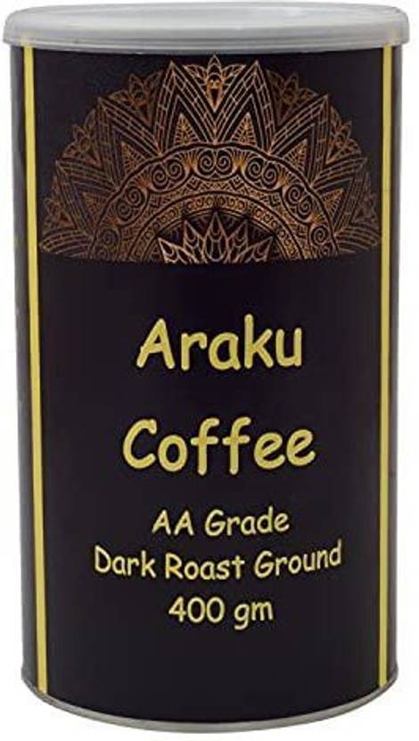 Nick Of Time Araku Ground Coffee Powder from Araku,(400g canister pack ...