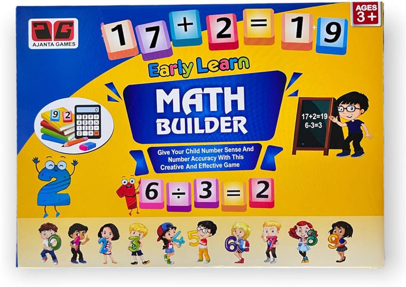 Ajanta Games Early learn Math Builder Party & Fun Games Board Game ...