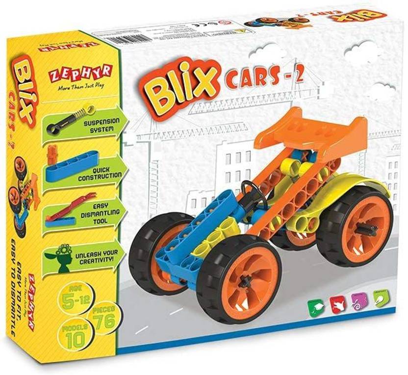 Tzoo Plastic blix cars-2 series for 5+ years of kids, 10 models can ...