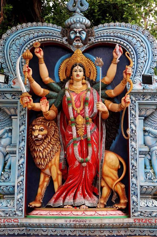 Hindu Religious Poster|Shera Wali Maa Poster For Worship|Bhagwan Poster ...