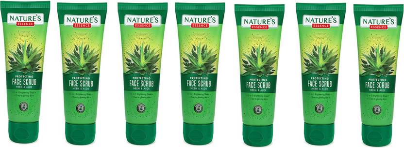 Nature's NATURES ESSENCE PROTECTING FACE SCRUB,65 ml each,pack of 7 ...