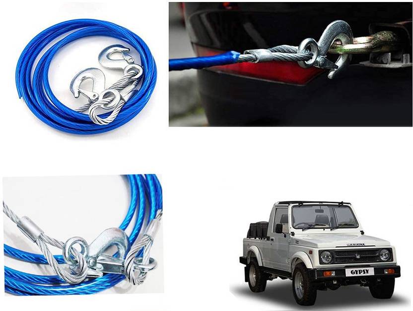 Shop Buy Car Cable Towing Rope for Maruti Suzuki Gypsy Mg410 -7 Ton ...