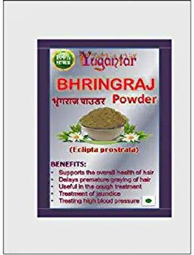 YUGANTAR Bhringraj Leaves Powder - Patta - Bhangra Leaf- Bhangraiya ...