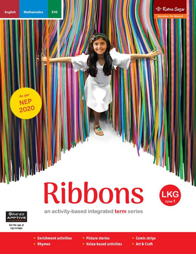 Ribbons Book LKG Term 1 (NEP 2020) | English , Maths & EVS LKG Book For ...