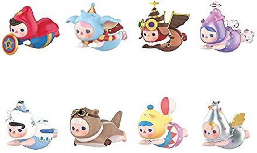 Pop Pucky Flying Series-8PC Collection Art Toy Popular Collectible Cute ...
