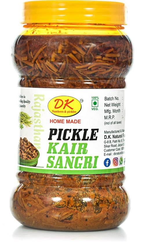 D.K. Namkeen & Pickles Ker Sangri Pickle | Rajasthani Homemade Ker ...