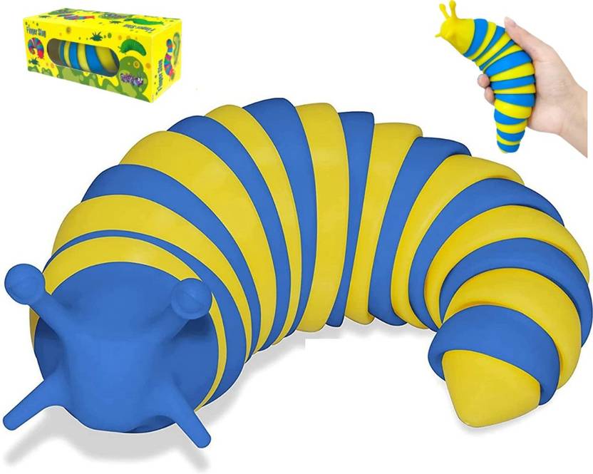 coolcold Small Slug Fidget Toys 14cm Clicky Sound Making Toy, Stress ...