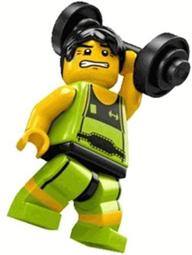 LEGO 8684 Minifigure Series 2 - Weight Lifter (Loose) - 8684 Minifigure ...