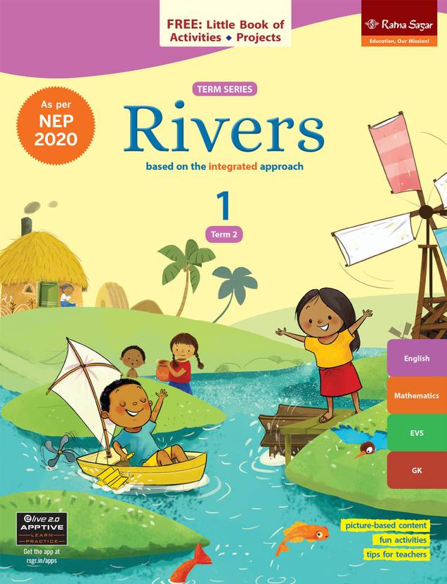 Rivers Book 1 Term 2 (NEP 2020) | Class 1 Maths , GK, English & EVS ...