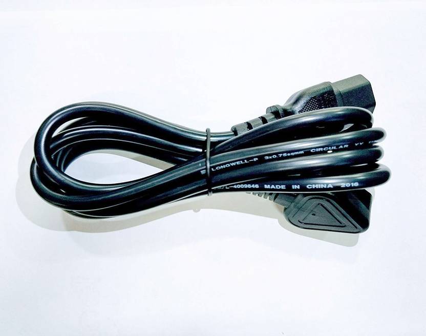 POZUB Power Cord 2 m CPU Cable 3 Pin PC Power Cable for Desktop Monitor ...