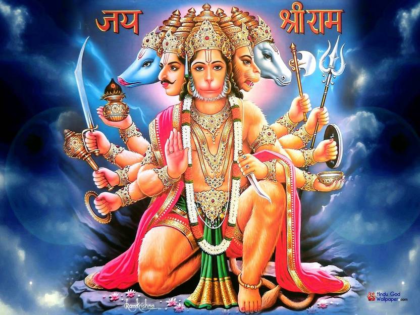 Lord Hanuman Ji Poster, bal hanuman ji POSTER, God Poster for Wall | A3 ...