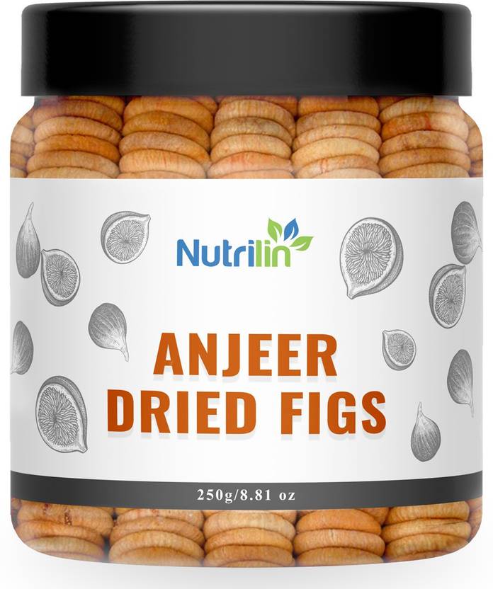 Nutrilin Premium Afghani Anjeer - 250g | Dried Figs | Jar Pack Figs ...