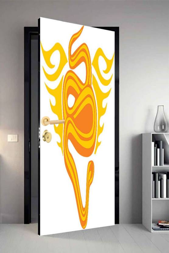 qth Line Art Dor-1061 Design Door Sticker Large Self Adhesive Sticker ...