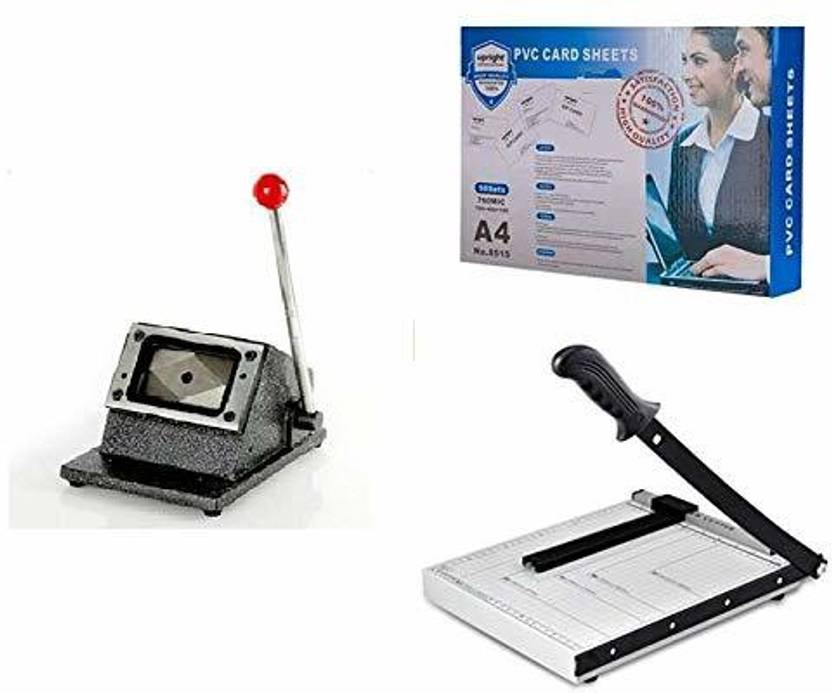 verena Combo of PVC ID Card Dragon Sheet, A4 Sheet Cutter and ID Card ... verena Combo of PVC ID Card Dragon Sheet, A4 Sheet Cutter and ID Card ...