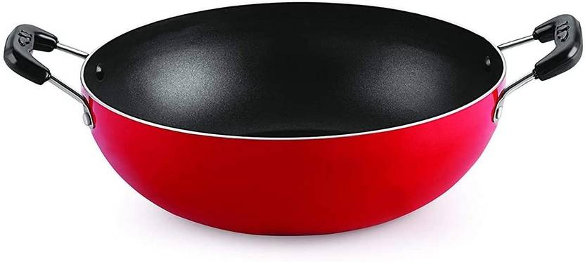 HM EVOTEK Non Stick Layer Kadai Kadhai Gas Stove Uses Cooking Bartan ...