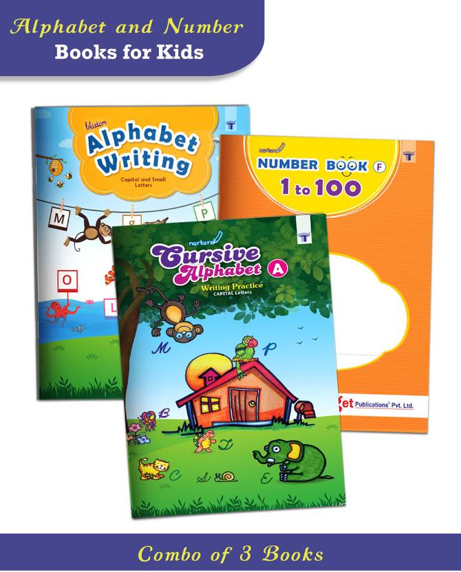 English Alphabet Book And Number Writing Books For Kids |Children Books ...