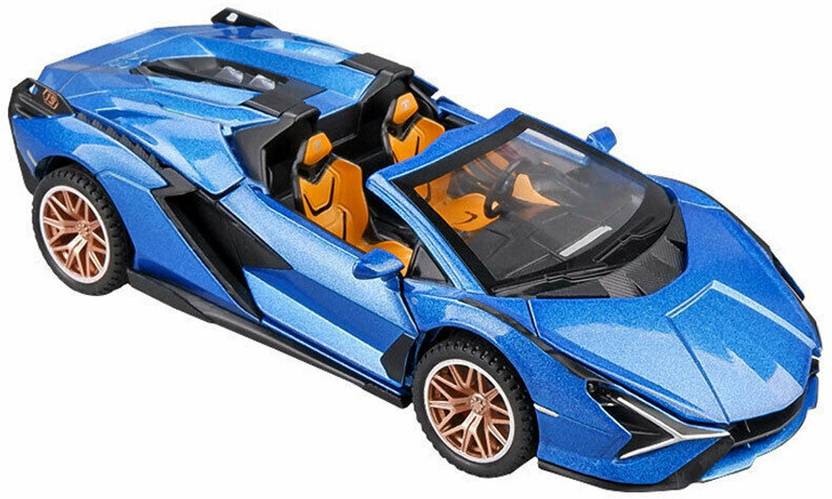 Obvie Diecast Lamborghini Sian Metal Toy Car Pullback 4 Opening Doors ...