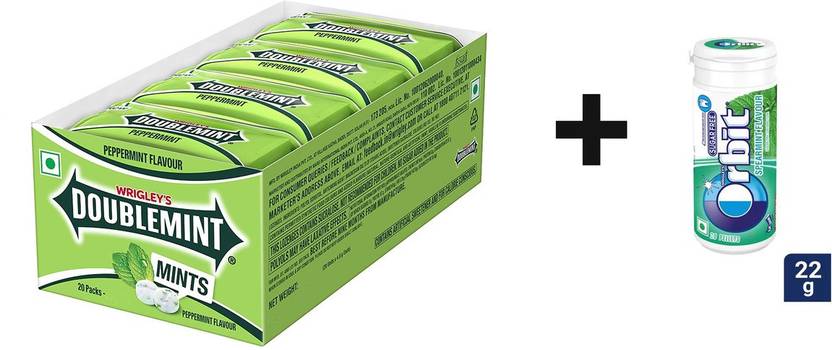 Doublemint Peppermint Flavor Box With Orbit Spearmint Tube Spearmint ...