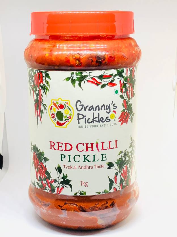 Granny's Pickles Red Chilli Pickle - Typical Andhra Taste 1 KG Red Chilli Pickle Price in India ...