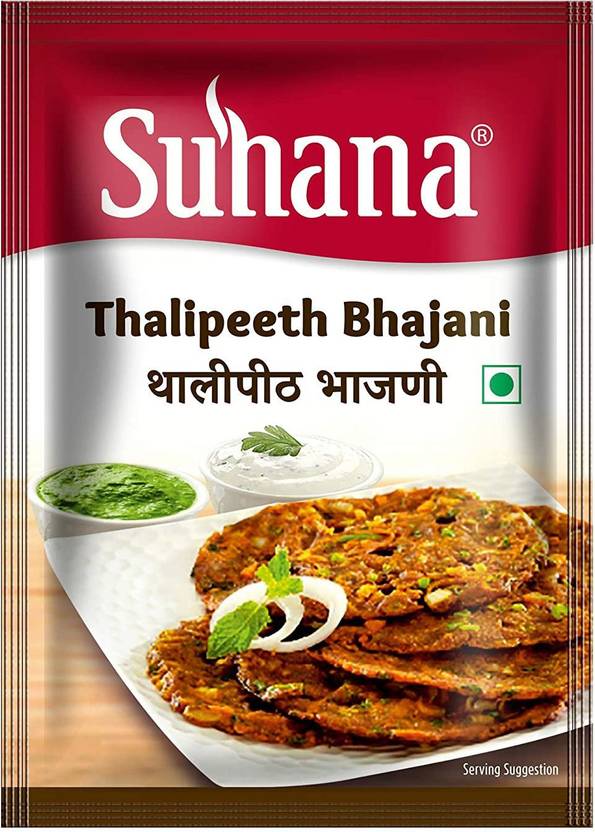 SUHANA Thalipeeth Bhajani/Atta/Fresh/Healthy /Fasting Flour 200g - Pack ...
