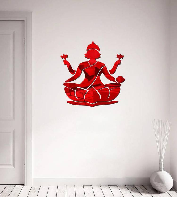 sp decals decorative mataji maditation on loyus flower red acrylic ...
