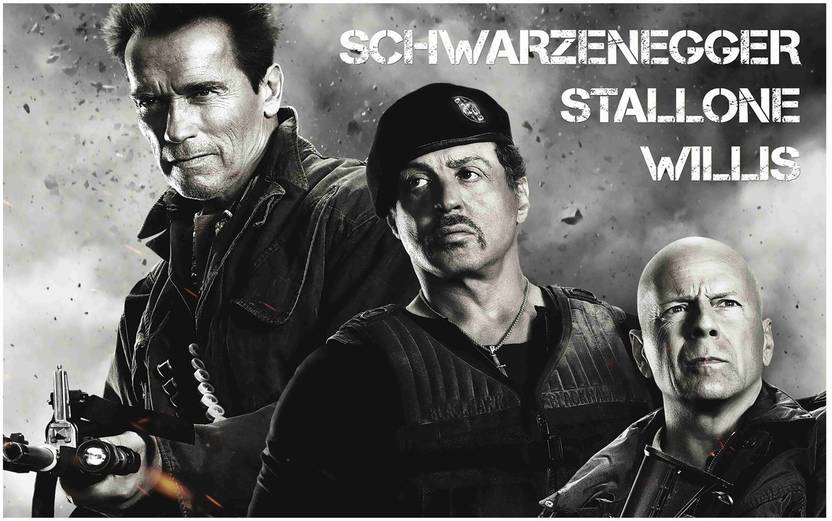 Sylvester Stallone Big Size Flex Poster For Room MD-2203 Photographic ...