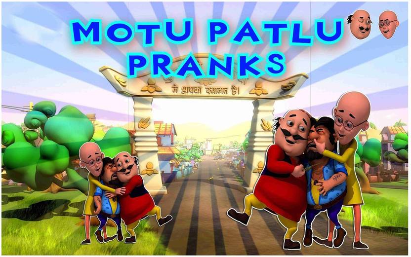 Motu Patlu Big Size Flex Poster For Room MD-4279 Photographic Paper ...