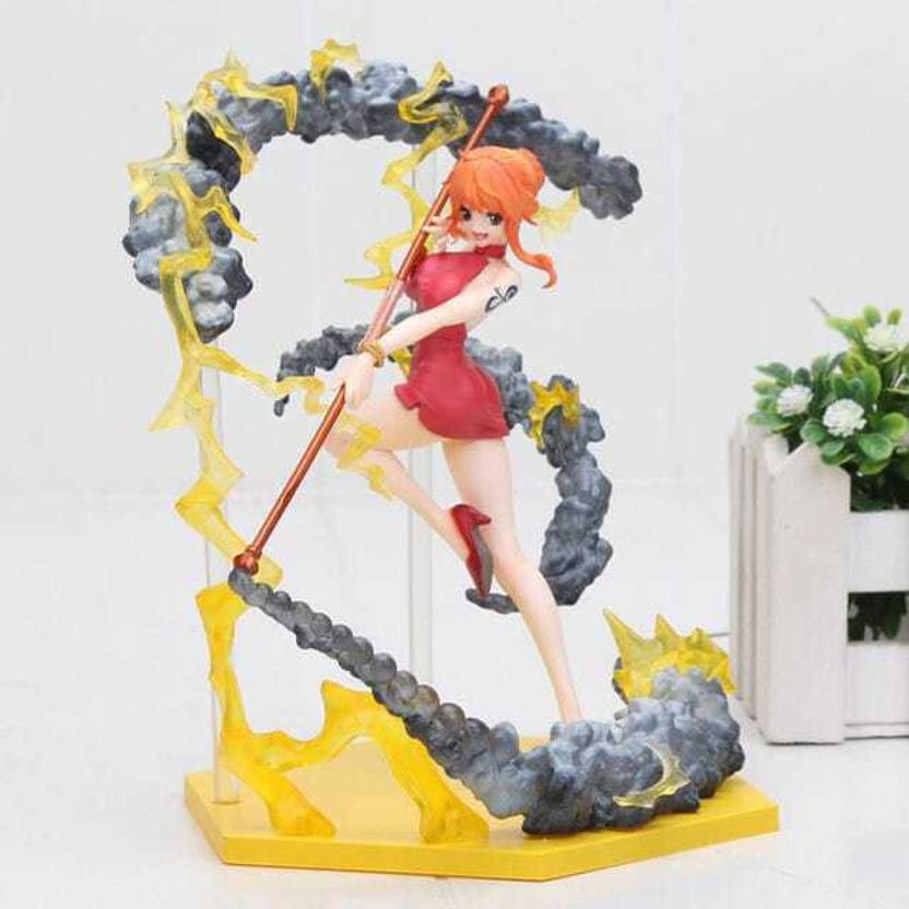 jasicnytum One Piece Nami Thunder Ball Tempo Action Figure - One Piece ...