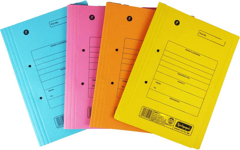 Flipkart.com | NEELGAGAN Spring File Cobra No.888 File Board (P-10) A-4 ...