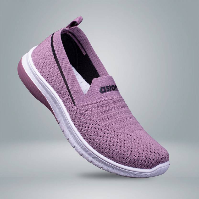 asian MELODY-31 Mauve Casual Slip-On Stylish Loafer & Moccasion, Slip ...