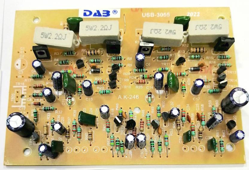 DAB 450 Watt DIY Powerful Transistor Audio Amplifier Board without ...