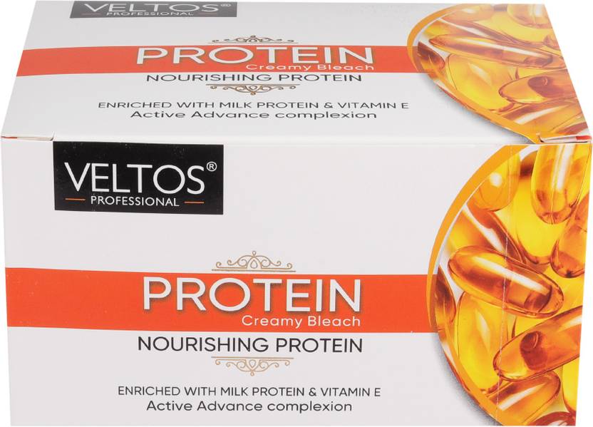 Veltos Protein Bleach Cream enriched with milk protein and Vitamin E ...