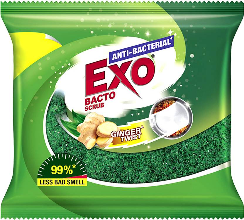 Exo Bacto Anti-bacterial Ginger Twist Scrub Pad Price in India - Buy ...