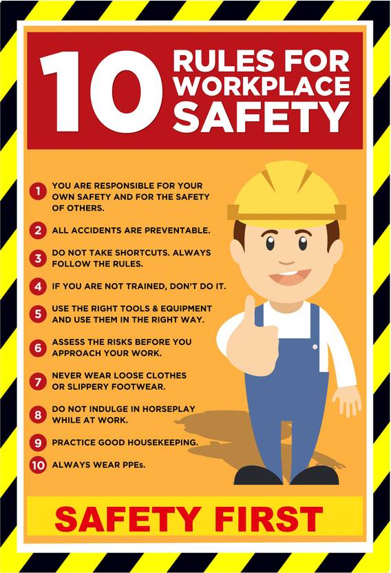 RLDigitalUnits 10 Rules Workplace Safety Sign Emergency Sign Price in ... RLDigitalUnits 10 Rules Workplace Safety Sign Emergency Sign Price in ...