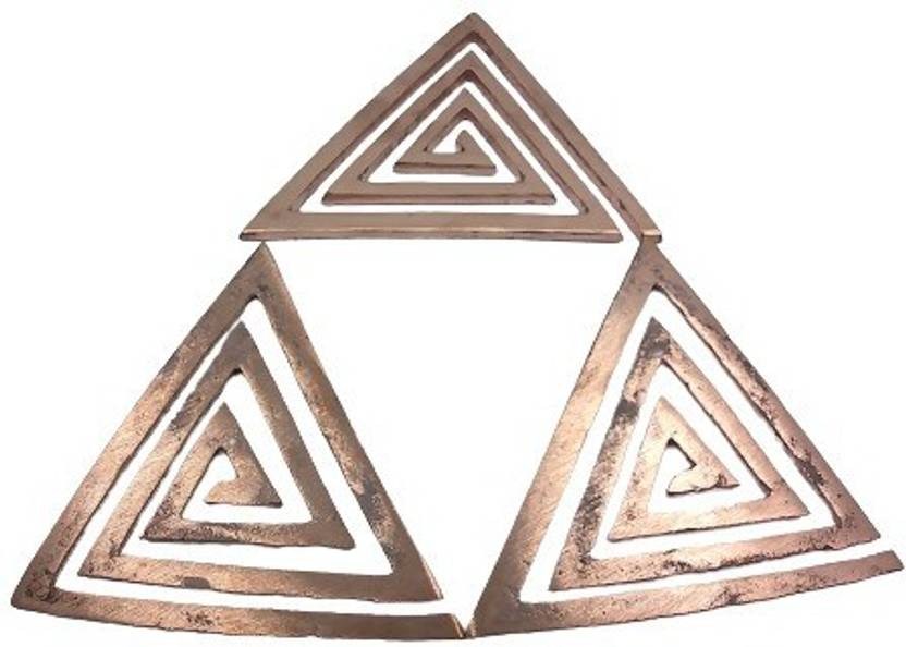 Shubh Sanket Vastu Copper Triangle Helix for South-East, Vaastu Dosh ...