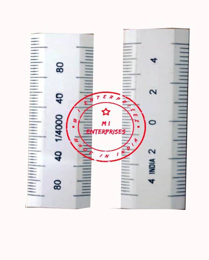 Flipkart.com | M I Enterprises Plastic patwari guniya scale mini scale ...