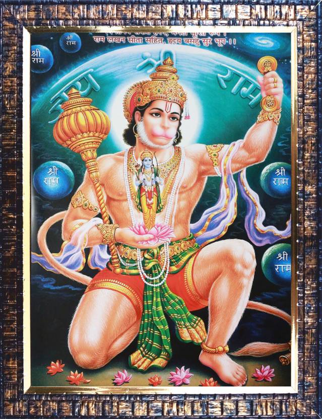 Rayno craft Lord Hanuman Ji Religious Frame Price in India - Buy Rayno ...
