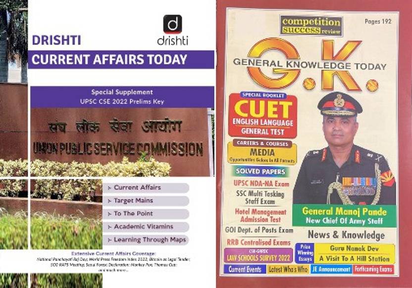 Drishti IAS Current Affairs Today English July 2022 And GK Today June 2022: Buy Drishti IAS ...
