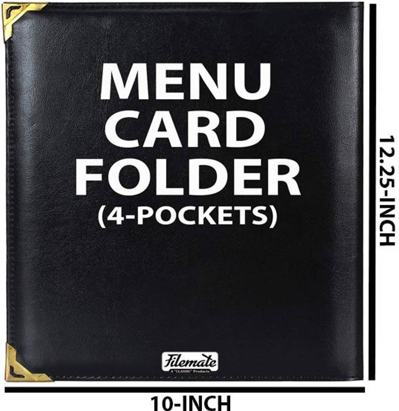 Flipkart.com | futureX Menu Card Folder(4-Pockets)(Pack of 10 pcs ...
