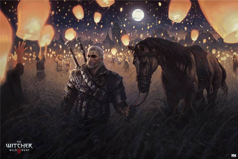 The Witcher 3 Poster 18 x 12 inch 300 GSM Paper Print - TV Series ...