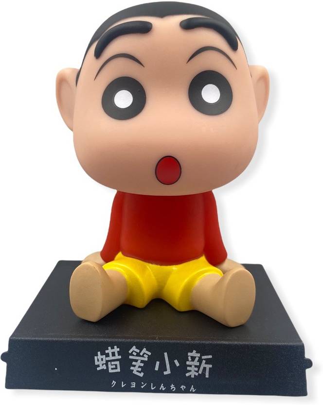 Gudiya Shinchan Bobblehead with Mobile Holder for Dashboard, Desk ...