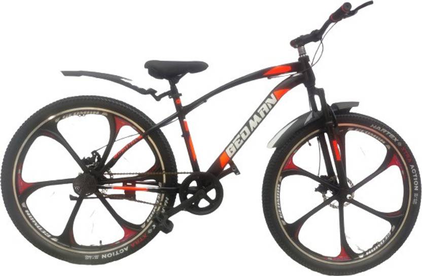 Geoman Ranger MTB Bike Single Speed Double Disc Brake & Front Shocker ...